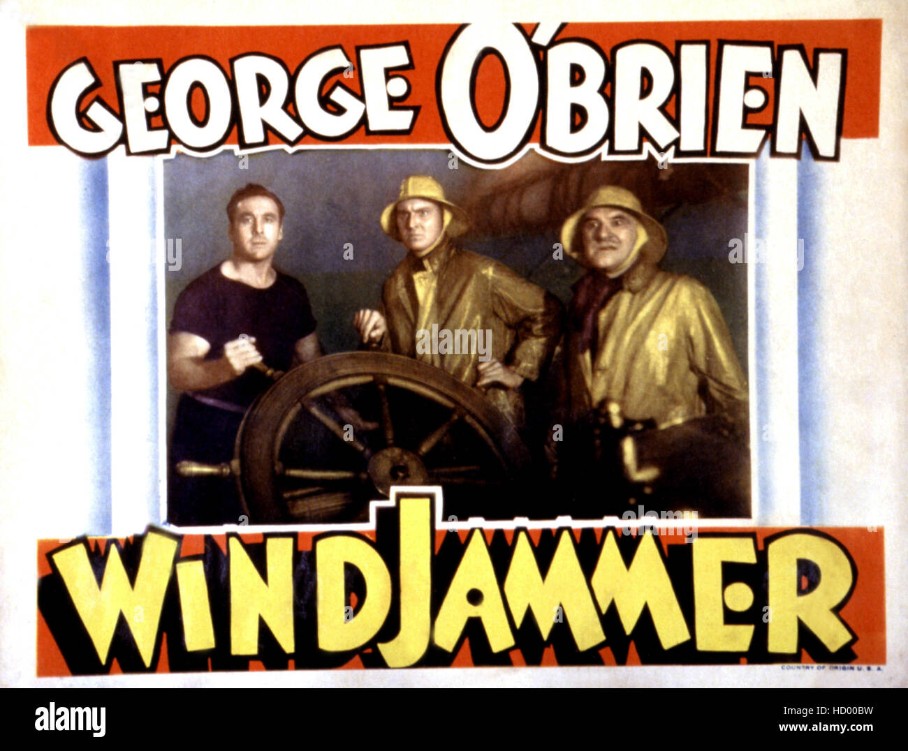 WINDJAMMER, George O'Brien, Gavin Gordon, 1937 Stock Photo - Alamy