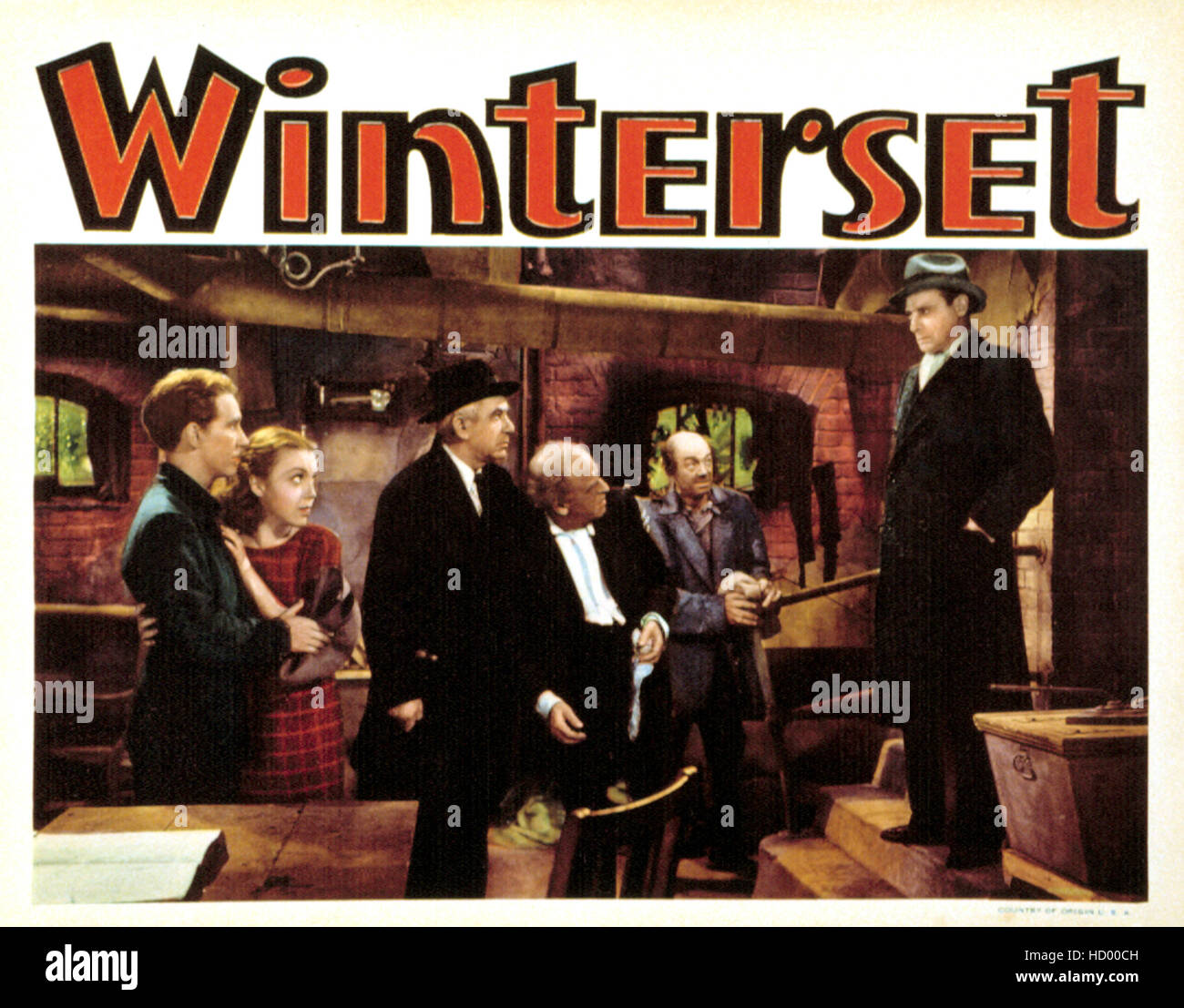 WINTERSET, Burgess Meredith, Margo, (aka Margo Albert), Eduardo ...