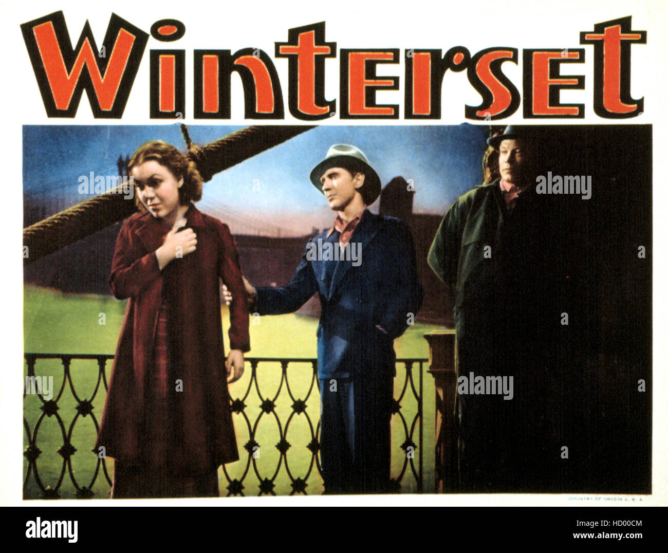 WINTERSET, Margo, (aka Margo Albert), Burgess Meredith, Myron McCormick ...
