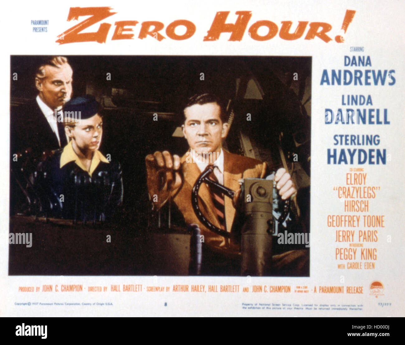 ZERO HOUR!, Geoffrey Toone, Peggy King, Dana Andrews, 1957 Stock Photo ...
