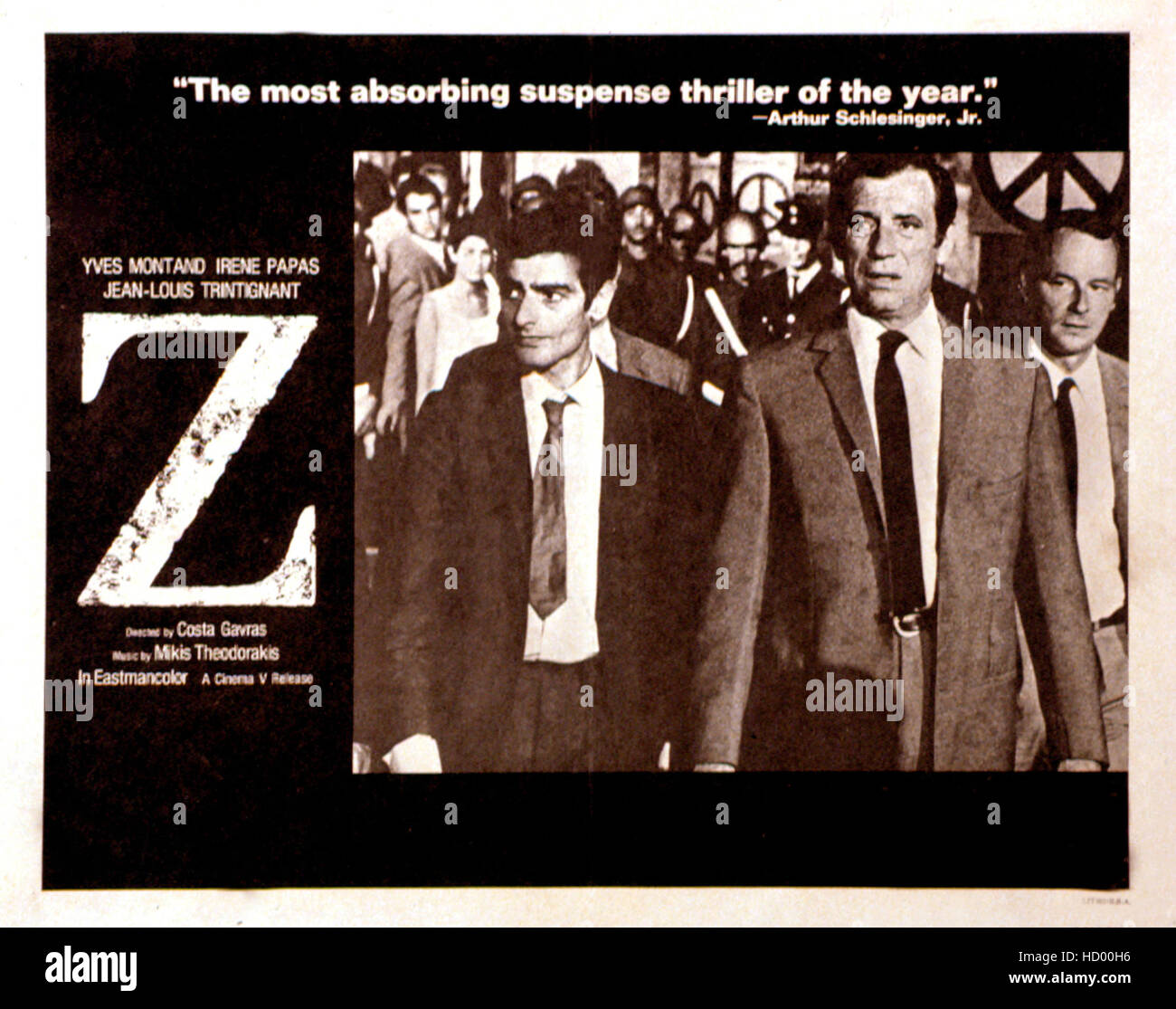 Z, Charles Denner, Yves Montand, 1969 Stock Photo - Alamy