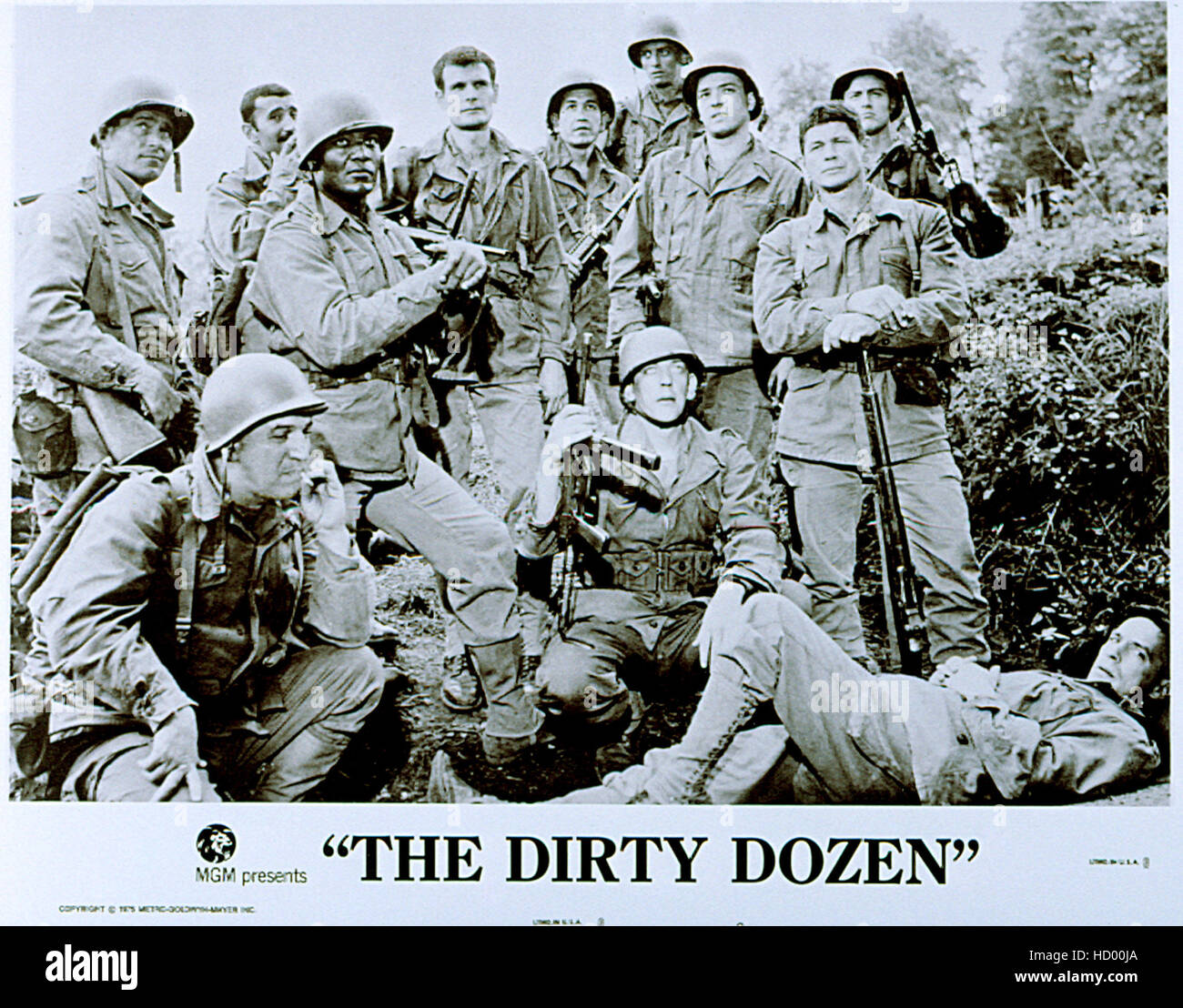 DIRTY DOZEN, THE, Clint Walker, Telly Savalas, Al Mancini, Jim Brown ...