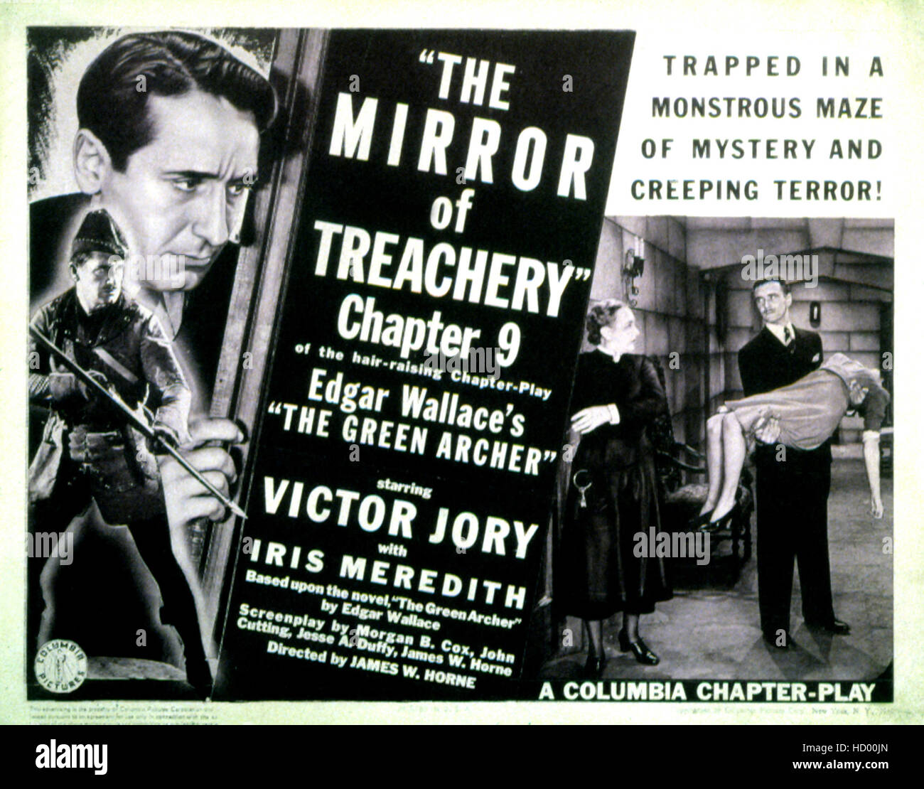 THE GREEN ARCHER, Iris Meredith, 1940 Stock Photo - Alamy