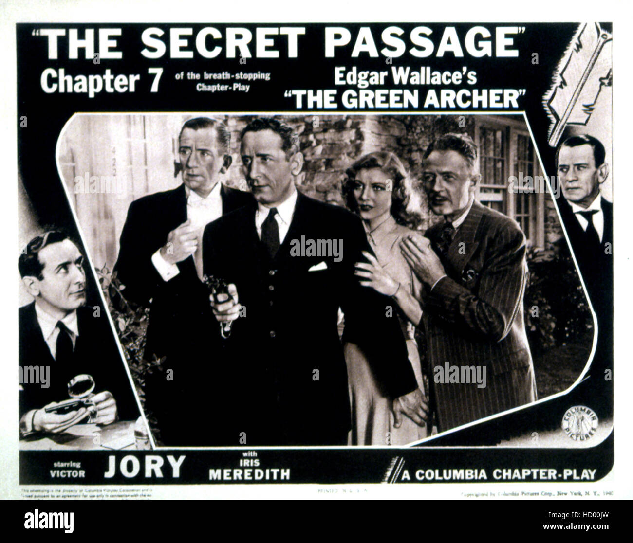 THE GREEN ARCHER, Victor Jory, Iris Meredith, 1940 Stock Photo - Alamy