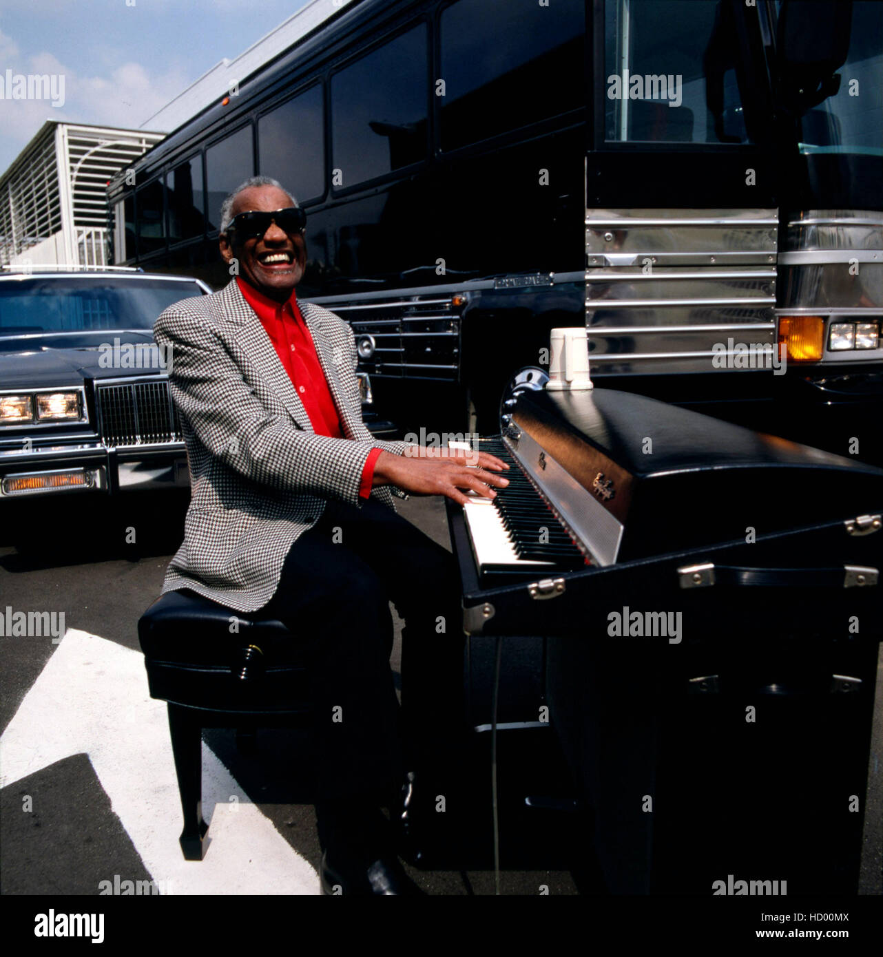 Ray Charles, 1988 Charles Bush/Courtesy Everett Collection Stock Photo ...