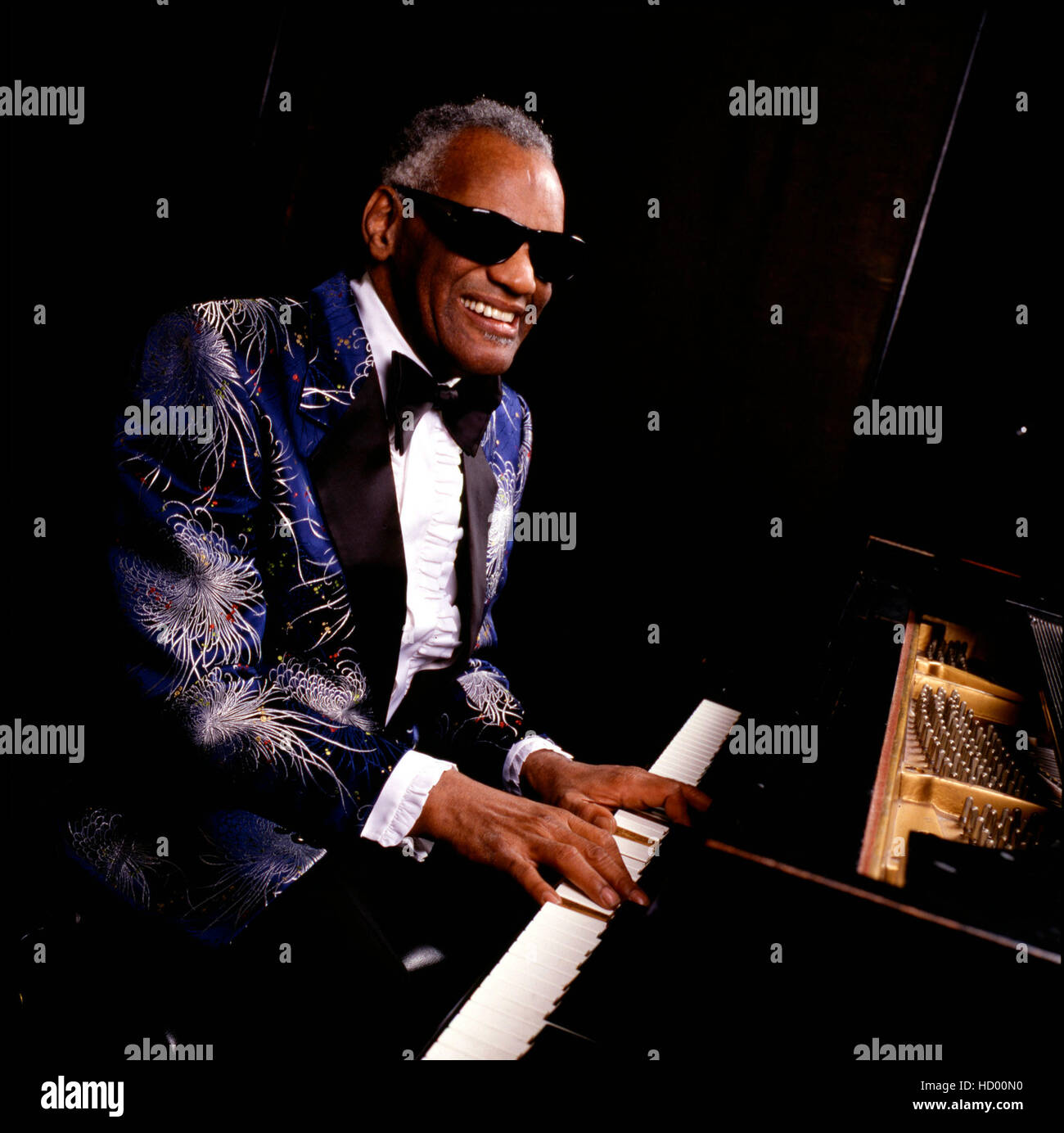 Ray Charles, 1988 Charles Bush/Courtesy Everett Collection Stock Photo ...