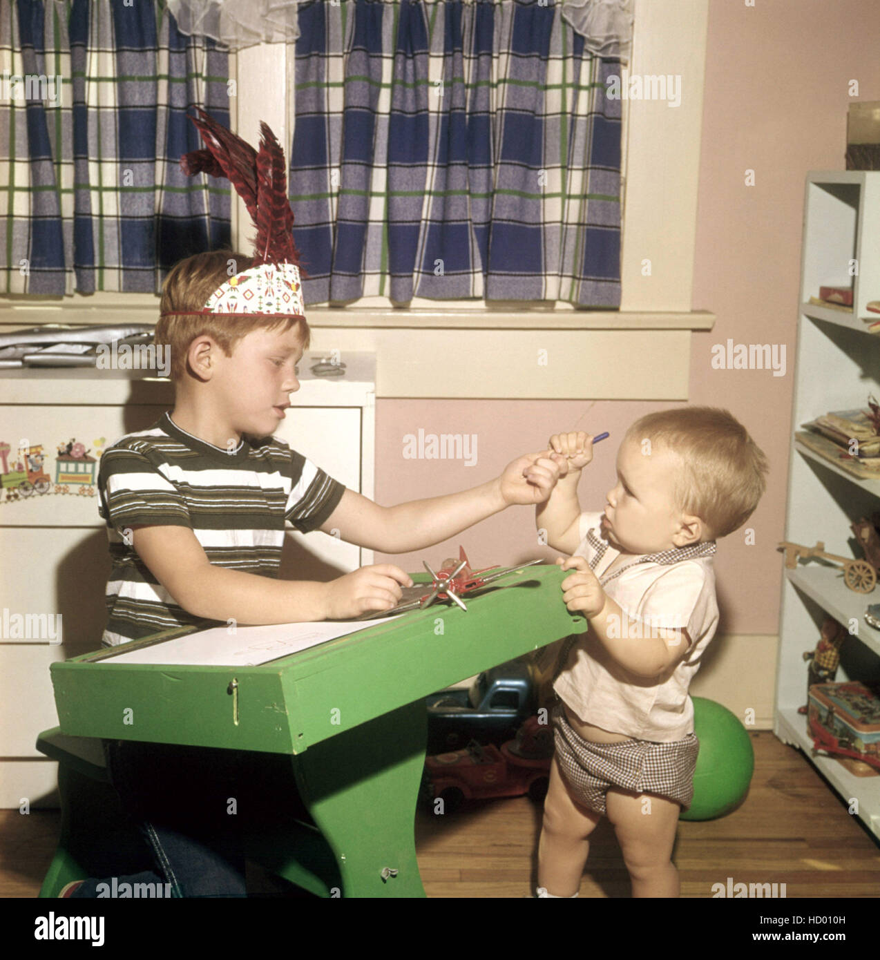 Ron Howard, with brother, Clint Howard, ca. 1960 Stock Photo - Alamy