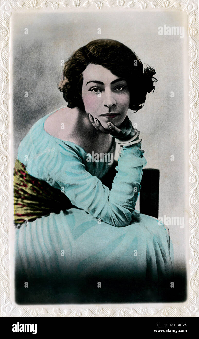 Alla Nazimova, ca. late 1910s Stock Photo - Alamy