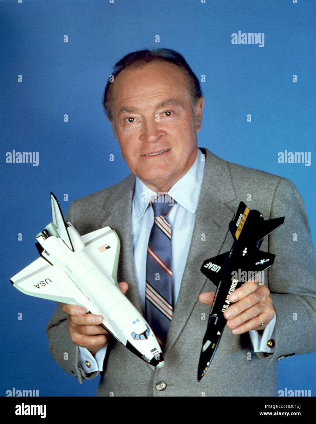 Bob Hope salutes NASA on television special, 1983 Stock Photo - Alamy