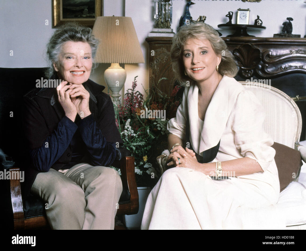 Katharine Hepburn, Barbara Walters, from THE BARBARA WALTERS SPECIAL ...