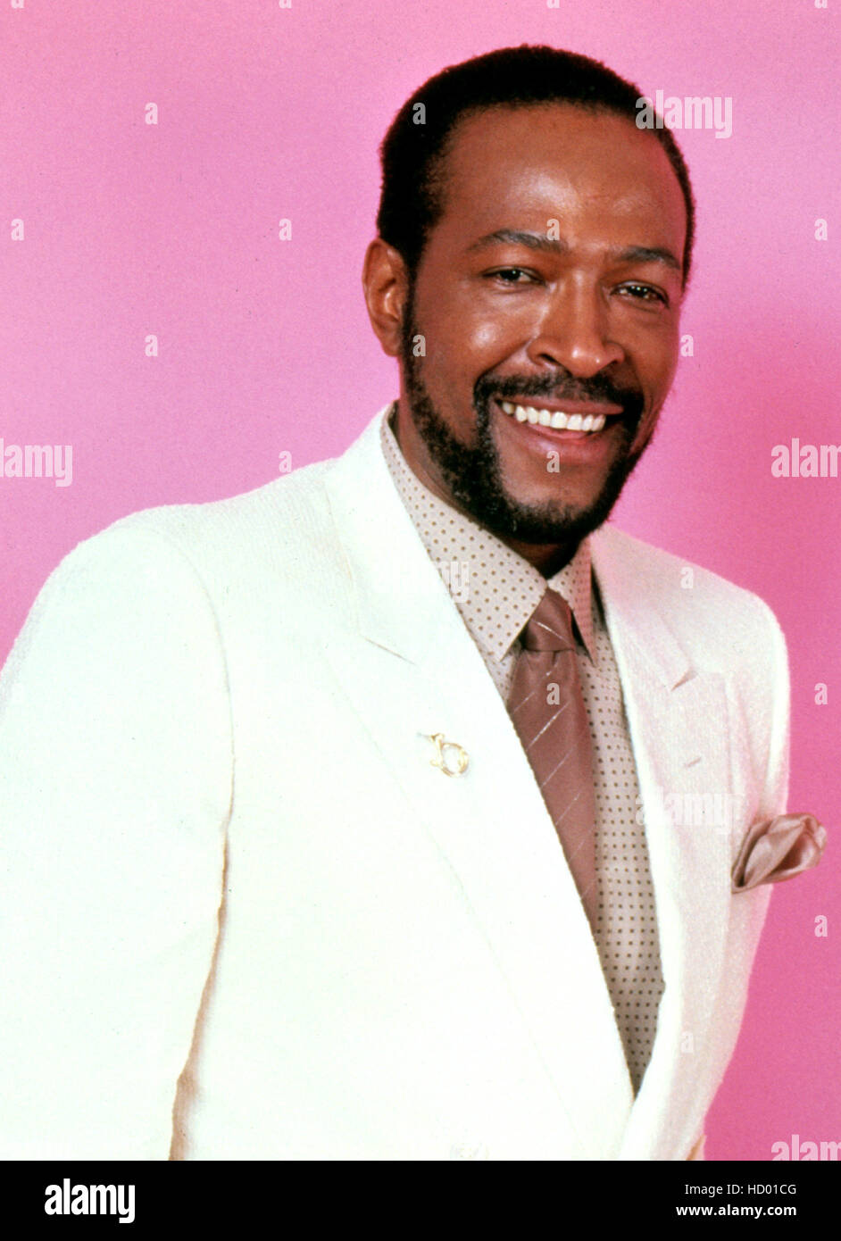 Marvin Gaye, 1983 publicity shot for 'MOTOWN 25' Stock Photo - Alamy