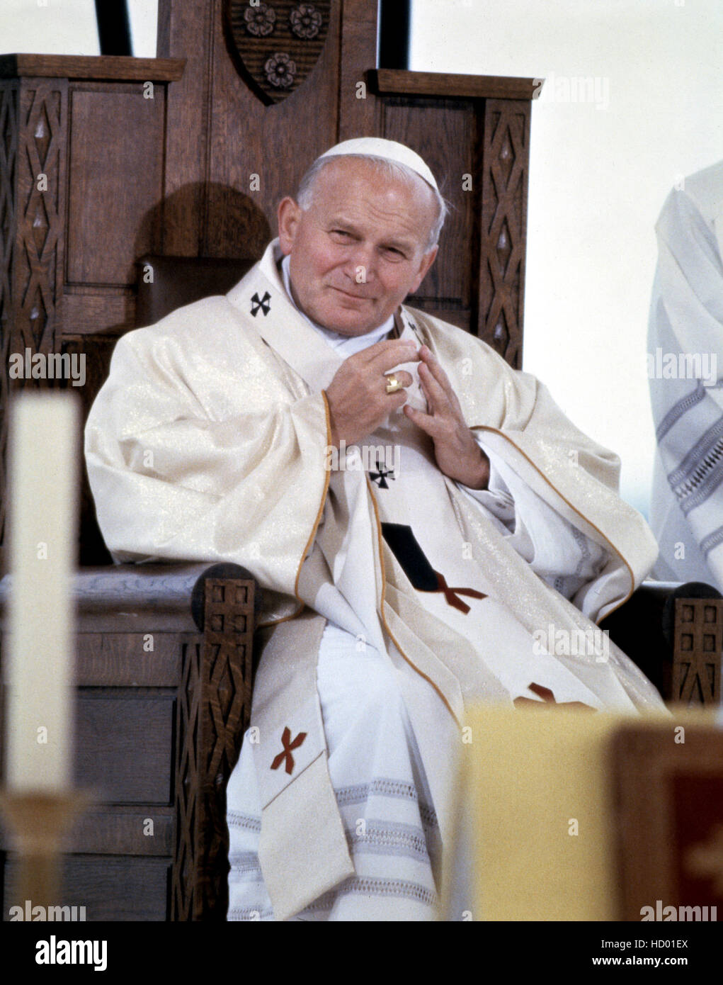 POPE JOHN PAUL II, 1980s Stock Photo - Alamy