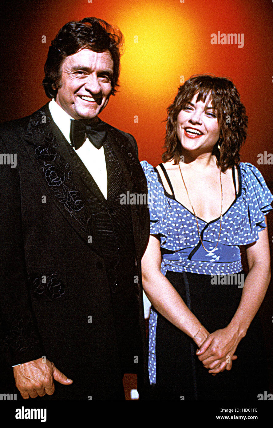 ROSEANNE CASH, with father Johnny Cash Stock Photo - Alamy