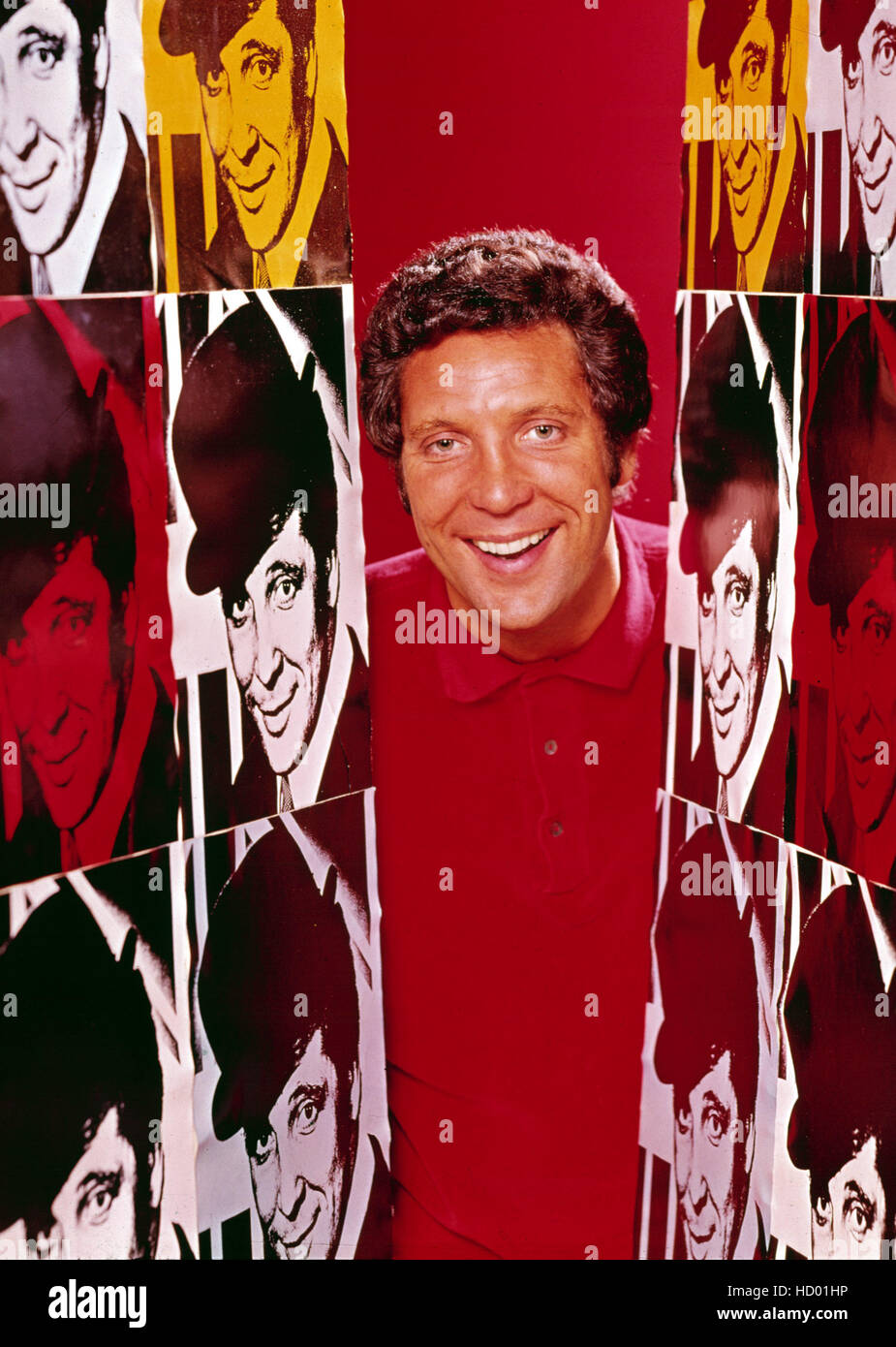Tom Jones, promo still for The Tom Jones Show, 1970s Stock Photo - Alamy