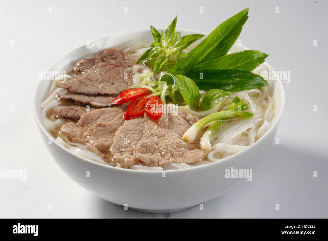 Pho vietnam, rice noodle soup Stock Photo - Alamy