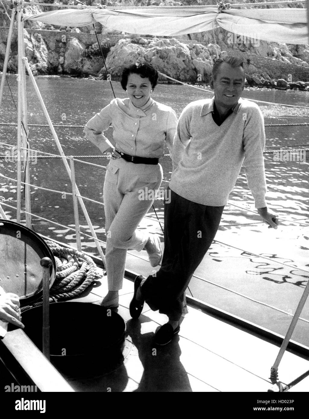 ALAN LADD, with wife Sue Carol Stock Photo - Alamy