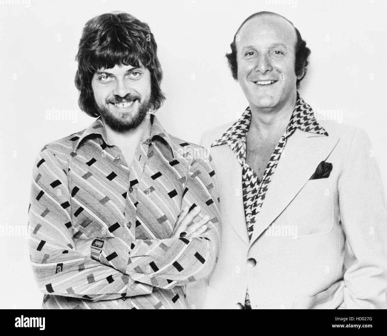 Allan Parsons and producer Clive Davis, 1980s Stock Photo - Alamy