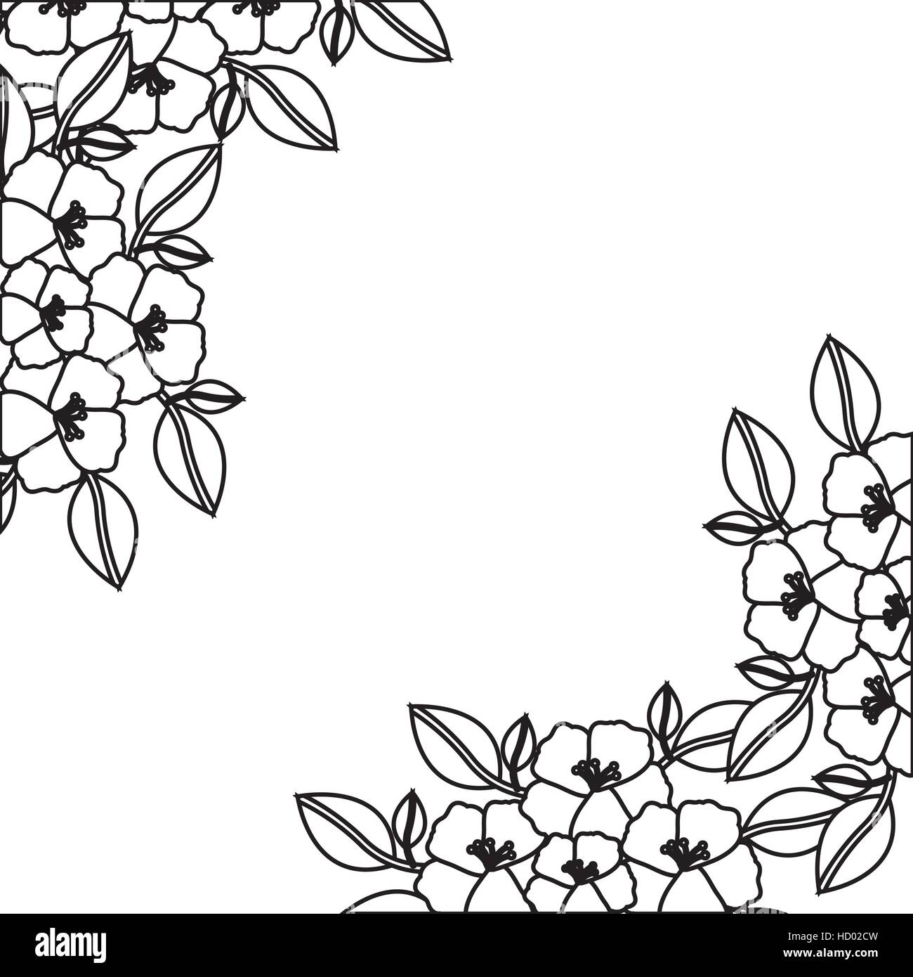 Isolated flowers decoration design Stock Vector Image & Art - Alamy