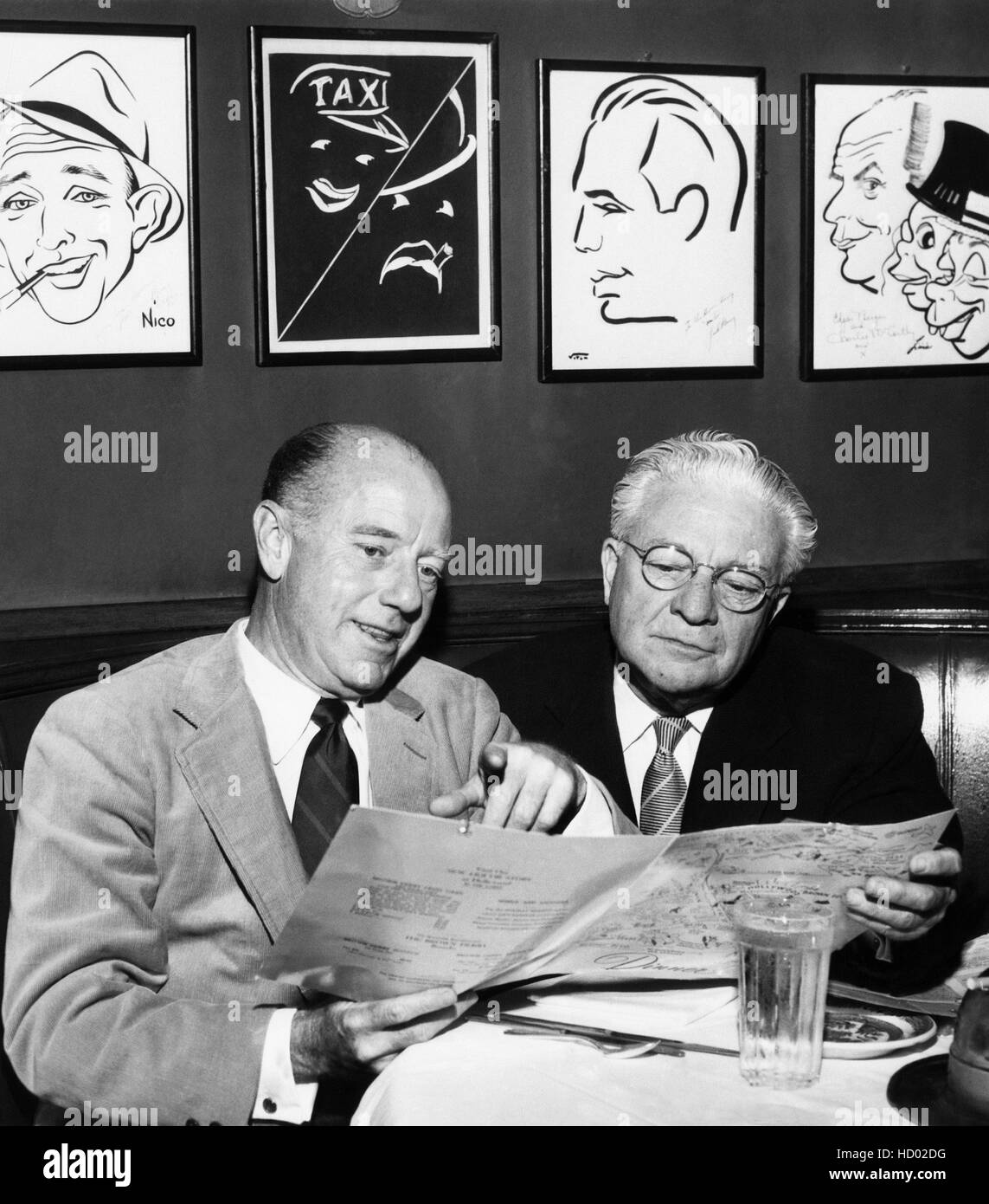 From left, Freeman Gosden ('Amos'), Charles Correll ('Andy'), under ...