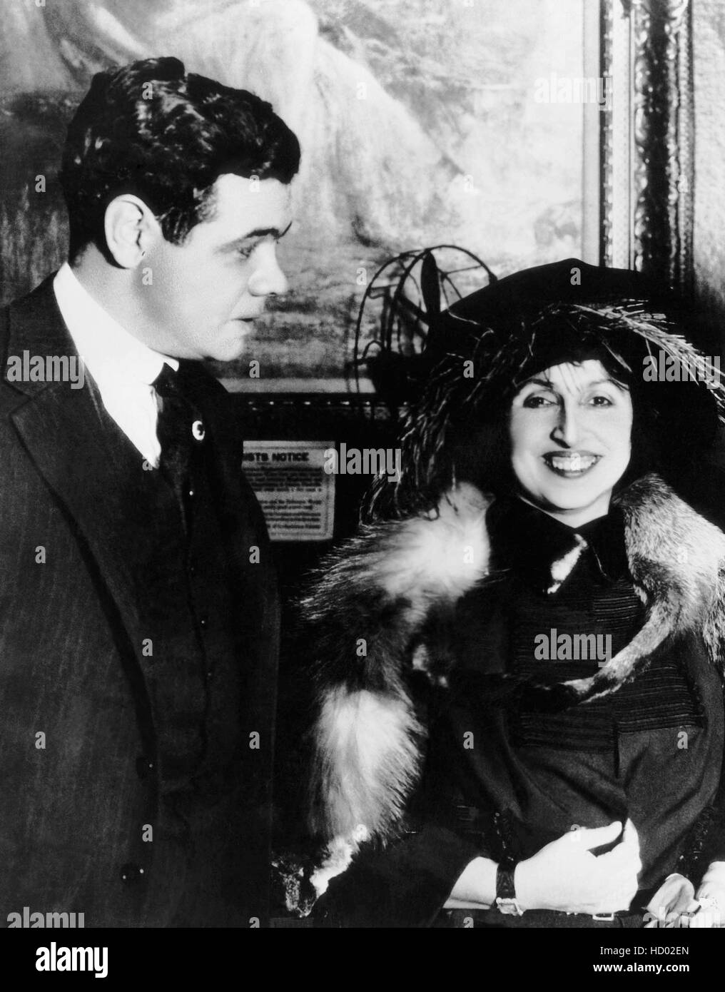 Babe Ruth, left, and opera singer Amelita Galli-Curci, 1929 Stock Photo ...