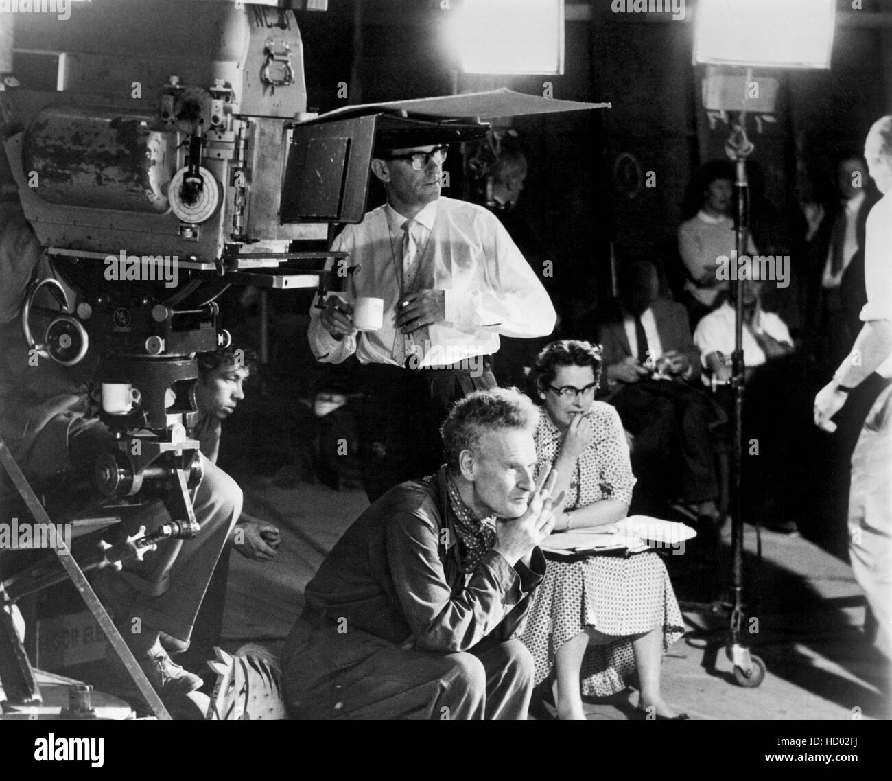 Anthony Asquith, on-set, ca. 1950s Stock Photo - Alamy