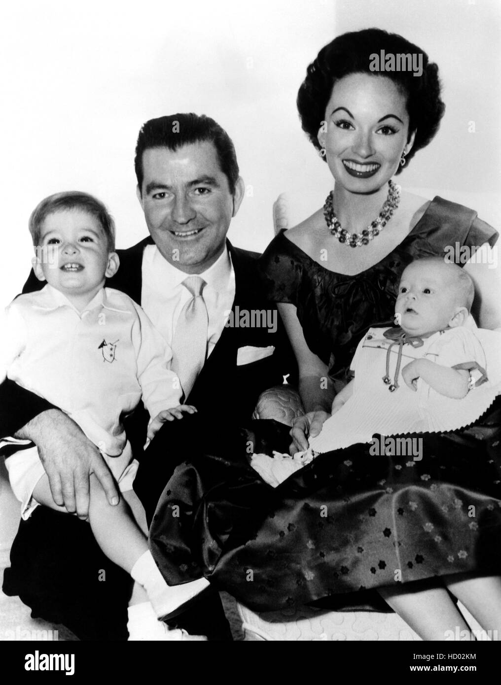 Ann Blyth with husband, Dr. James McNulty, son, Timothy, daughter ...