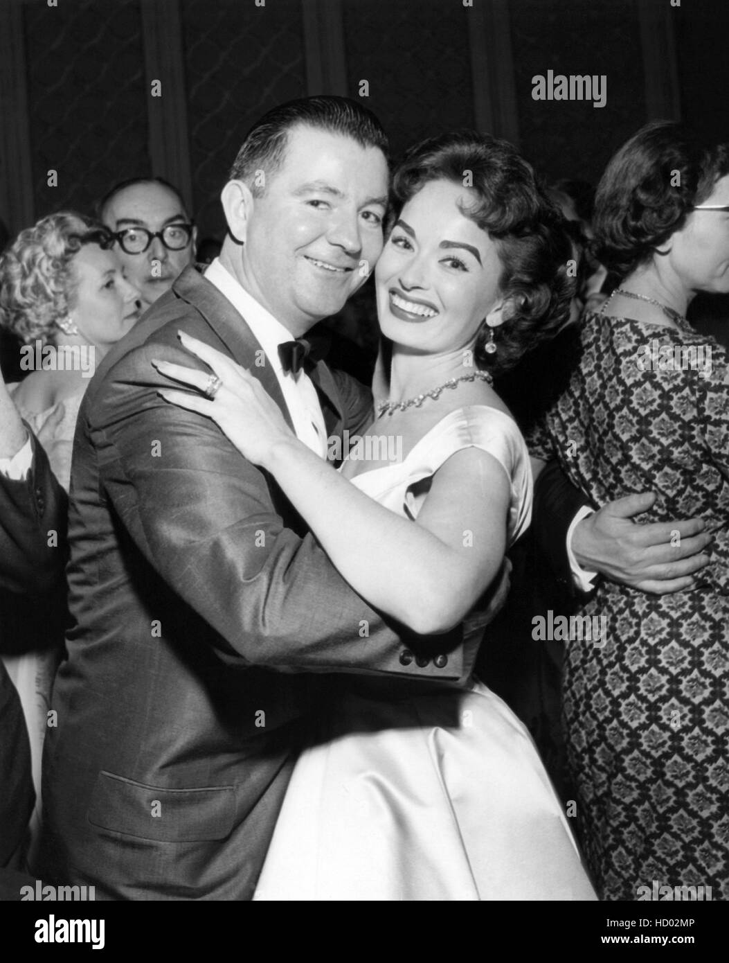 From left: Dr. James McNulty dancing with wife, Ann Blyth, mid-1950s Stock Photo - Alamy
