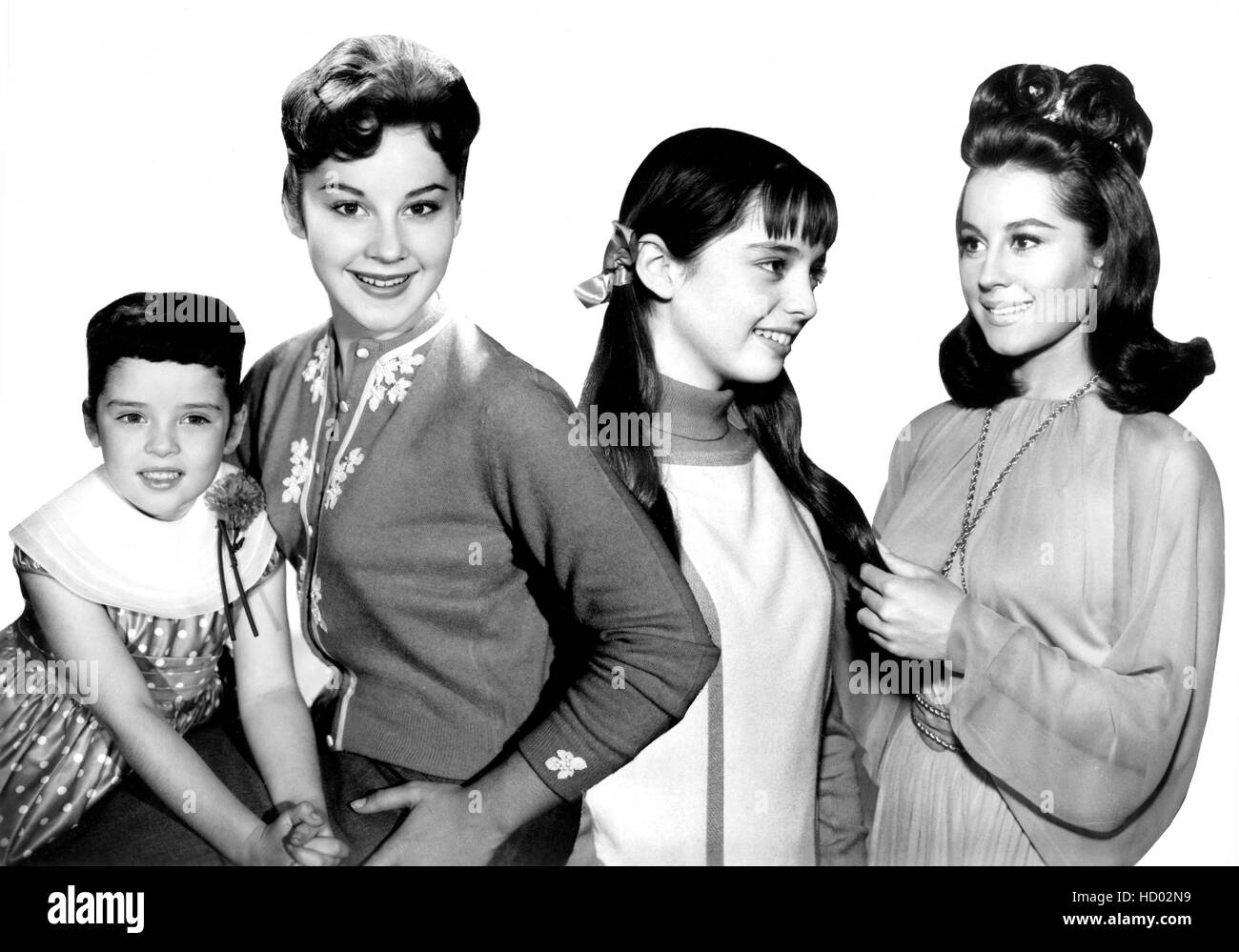 Angela Cartwright in 1959 (left, 'Make Room For Daddy') & in 1966 (2nd ...