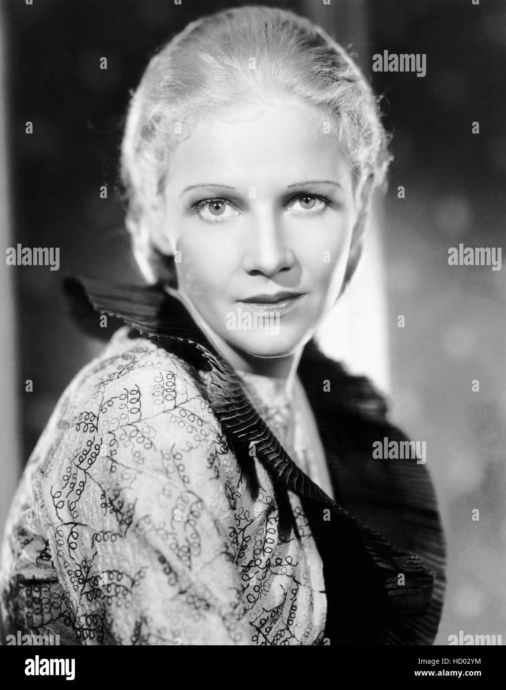 Ann Harding, 1935 Stock Photo - Alamy