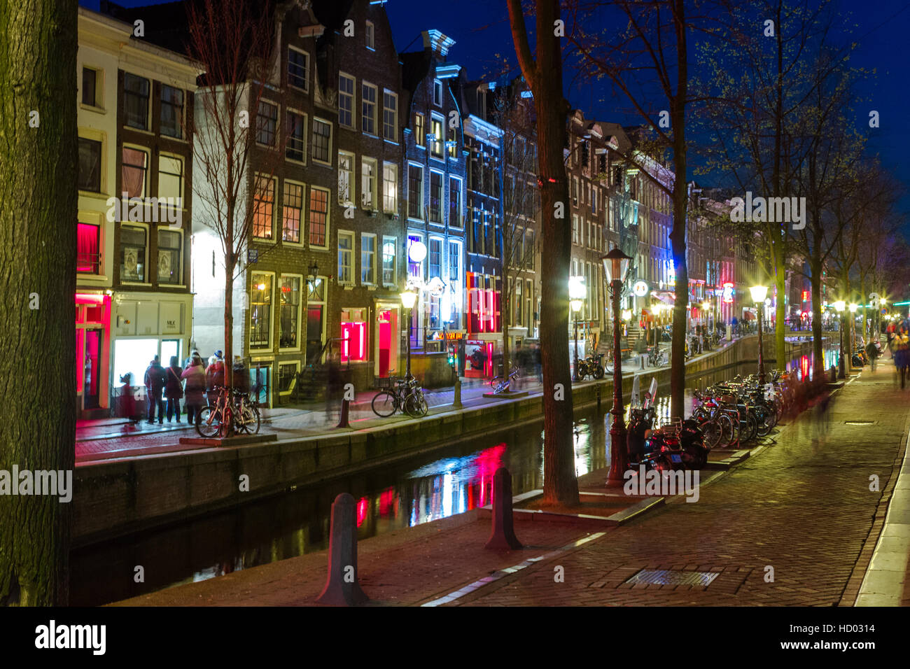 Europe, Netherlands, Amsterdam, The Red Light District Stock Photo - Alamy