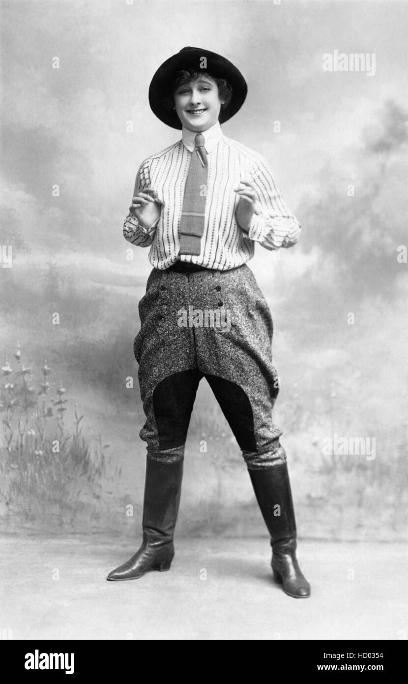 Silent movie actress Anna Luther, ca. mid-1910s Stock Photo - Alamy