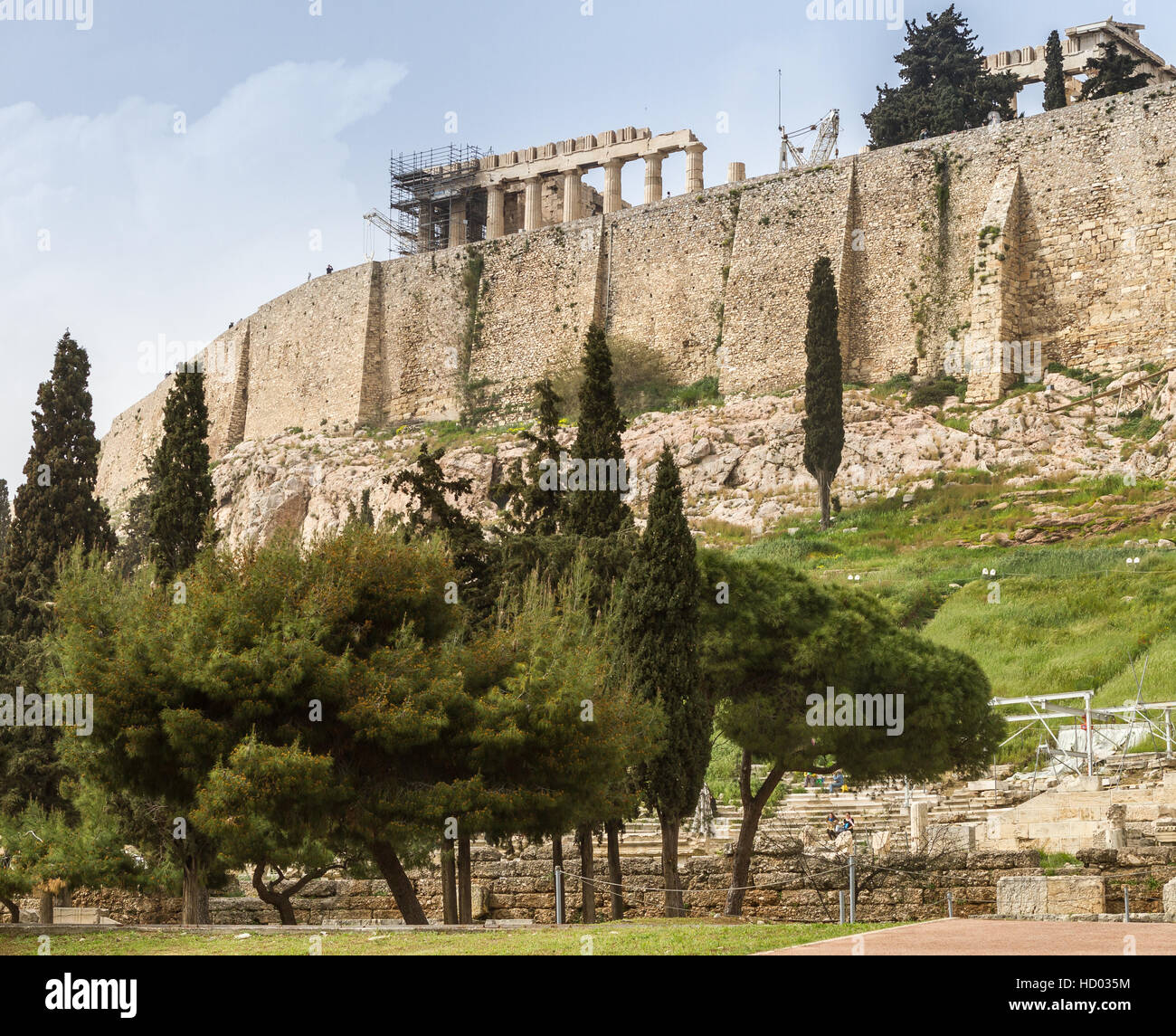 ATHENS, GREECE - caryatids at Erechtheum of Parthenon in Athens Greece ...