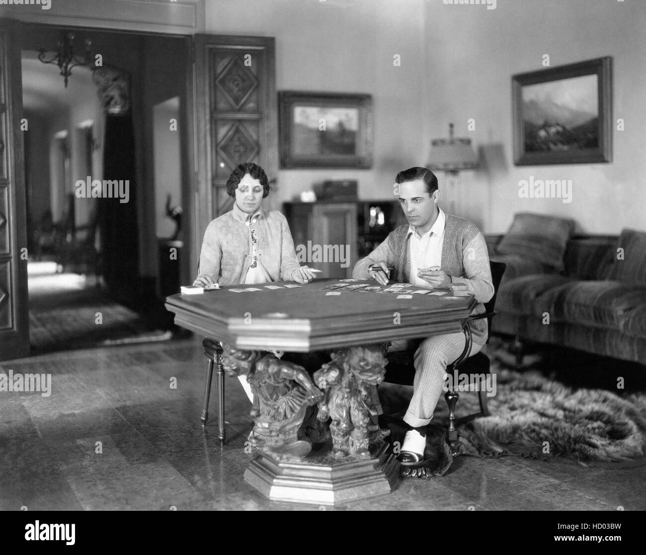 Antonio Moreno, right, with his wife, Daisy Canfield Moreno, at their ...