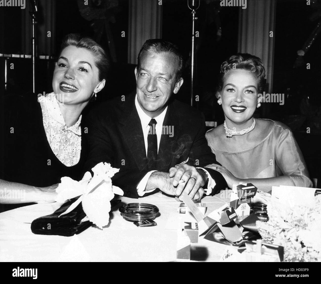 From left, Esther Williams, Harry James, Betty Grable, ca. 1953 Stock ...
