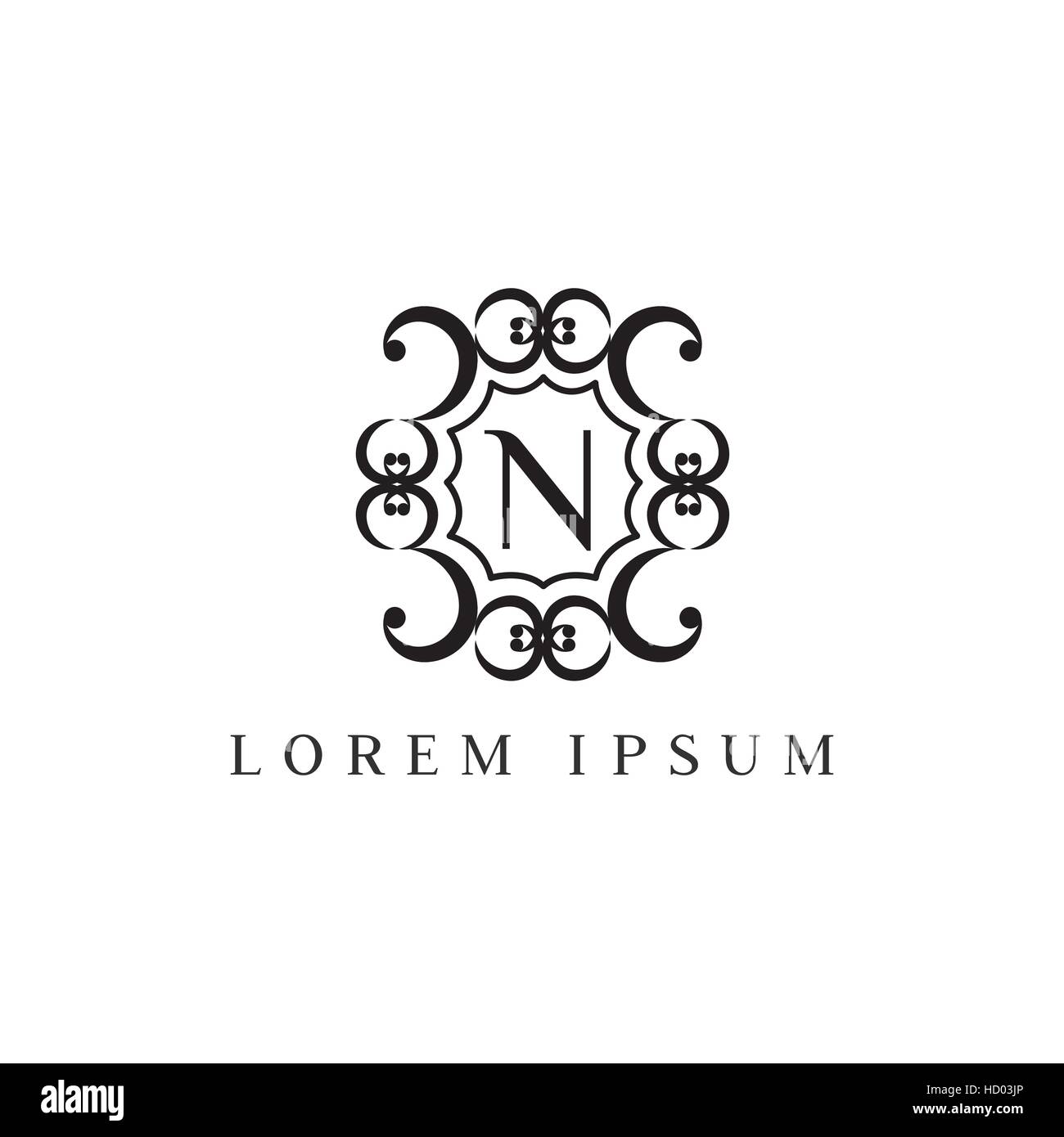 C n logo Stock Vector Images - Alamy