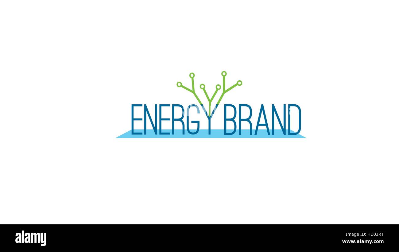 Green energy vector logo design templaTE Stock Vector Image & Art - Alamy