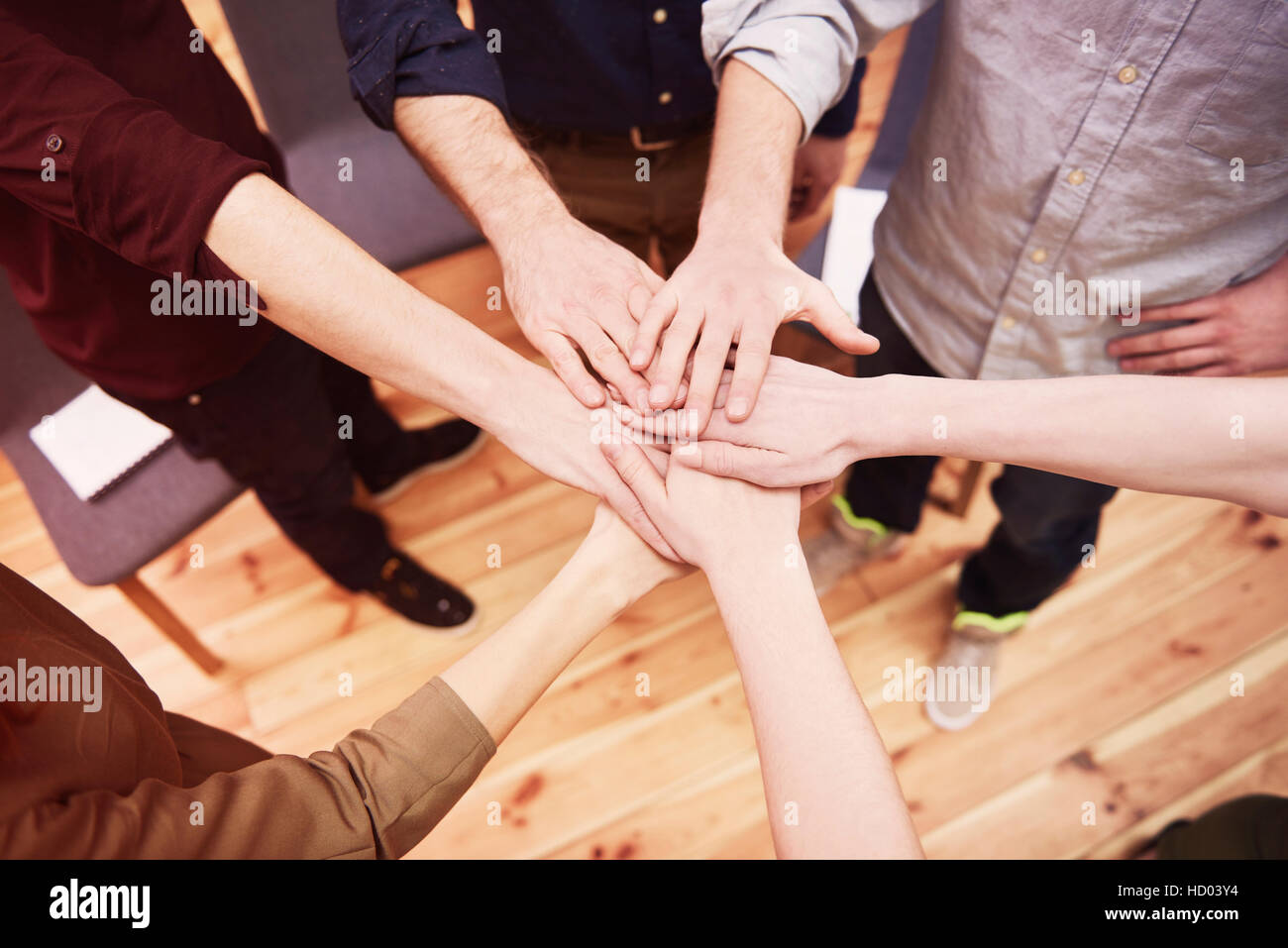 Teamwork at the business is very important Stock Photo - Alamy