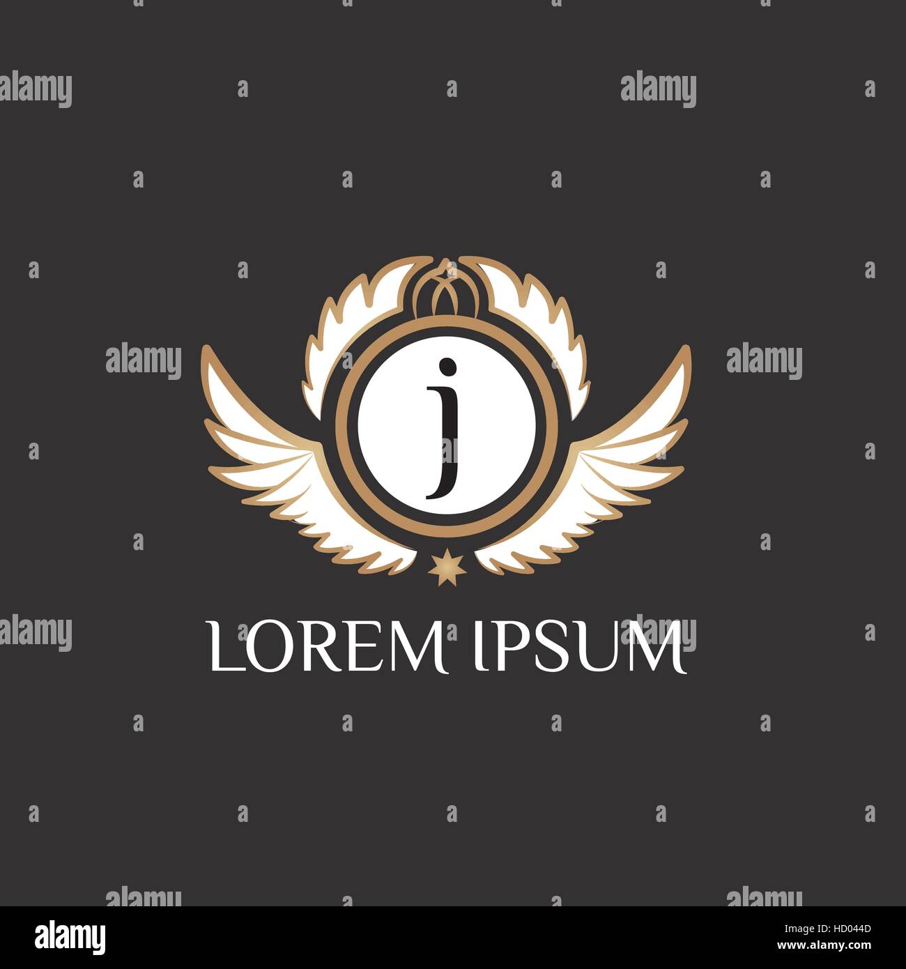 J letter vector logo design template. Geometric monogram (sign, symbol ...