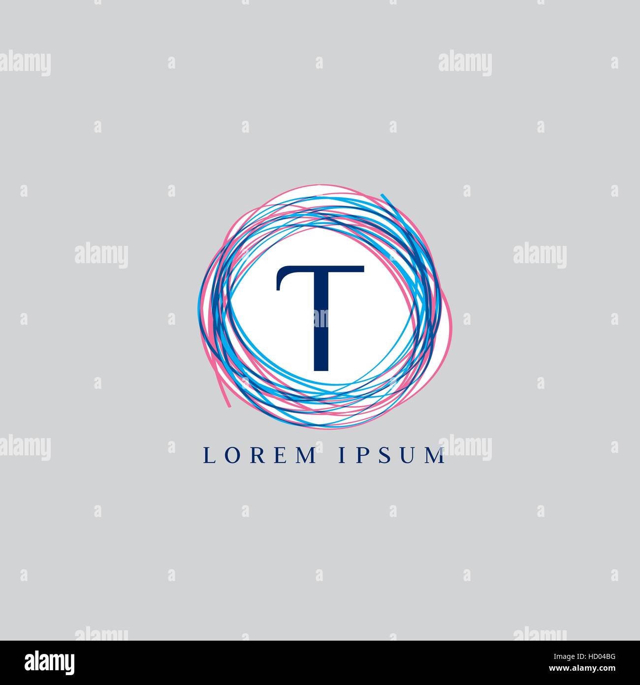 Modern t logo vector vectors hi-res stock photography and images - Alamy