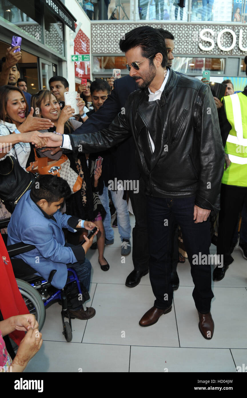 Anil Kapoor meets at greets fans at East Shopping Centre. The star is ...