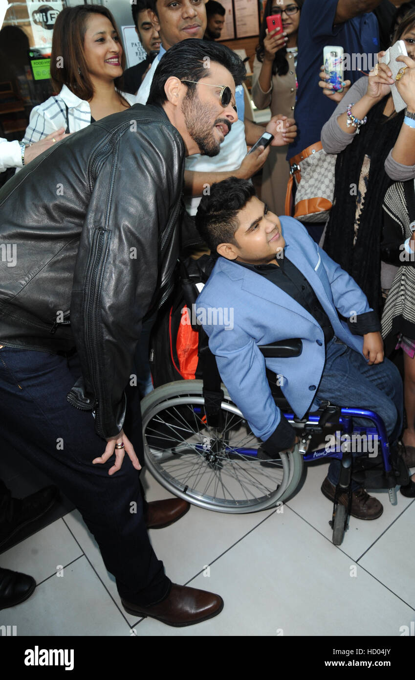 Anil Kapoor meets at greets fans at East Shopping Centre. The star is ...