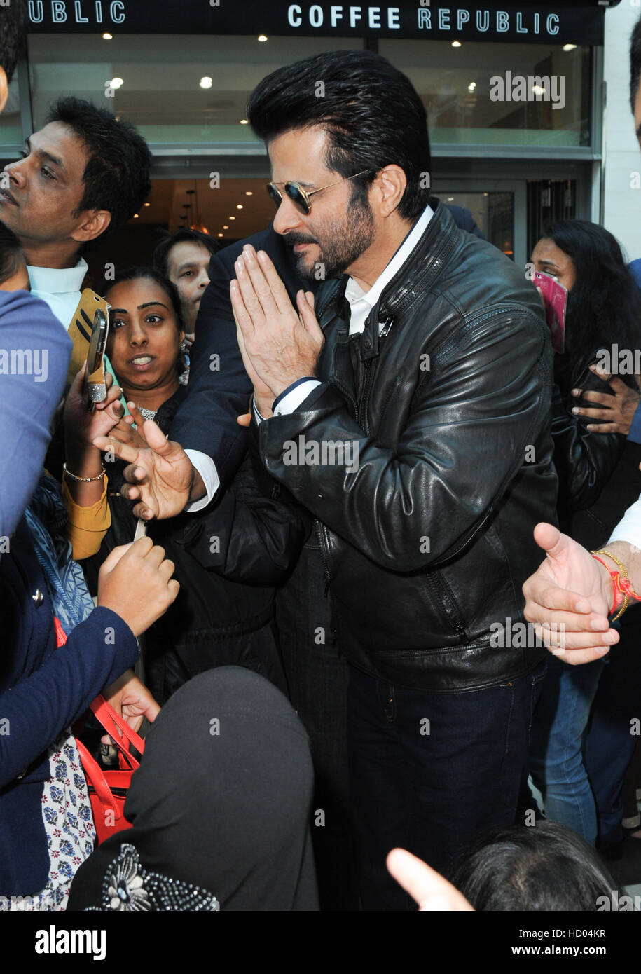 Anil Kapoor meets at greets fans at East Shopping Centre. The star is ...