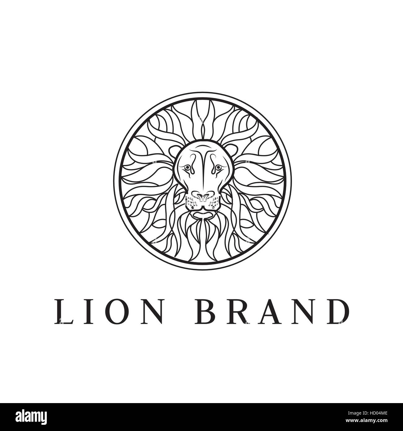 Lion logo Stock Vector Images - Alamy