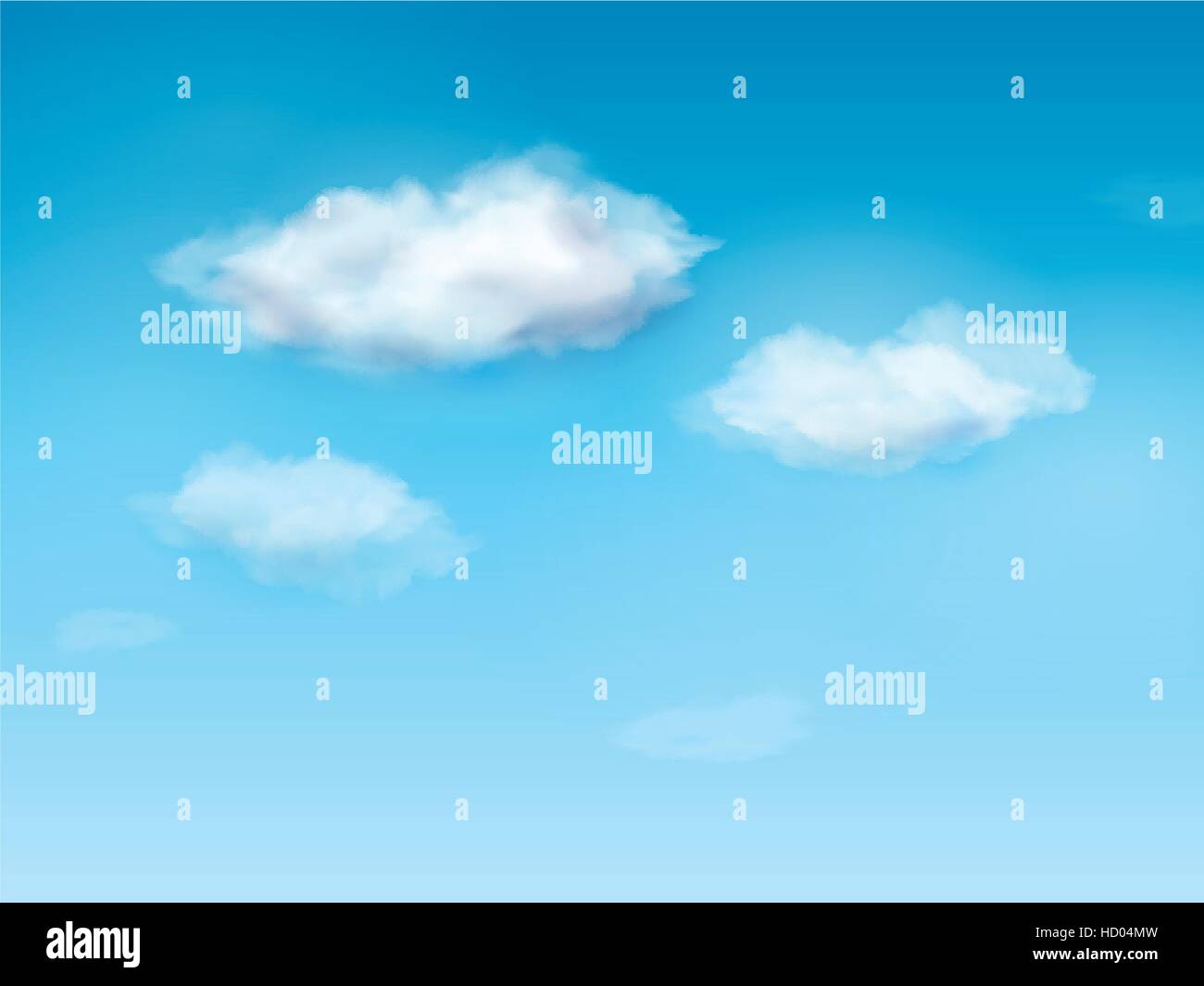 blue sky with clouds background in great weather Stock Vector Image ...