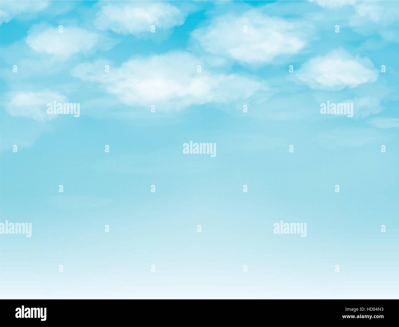 blue sky with clouds background in great weather Stock Vector Image ...