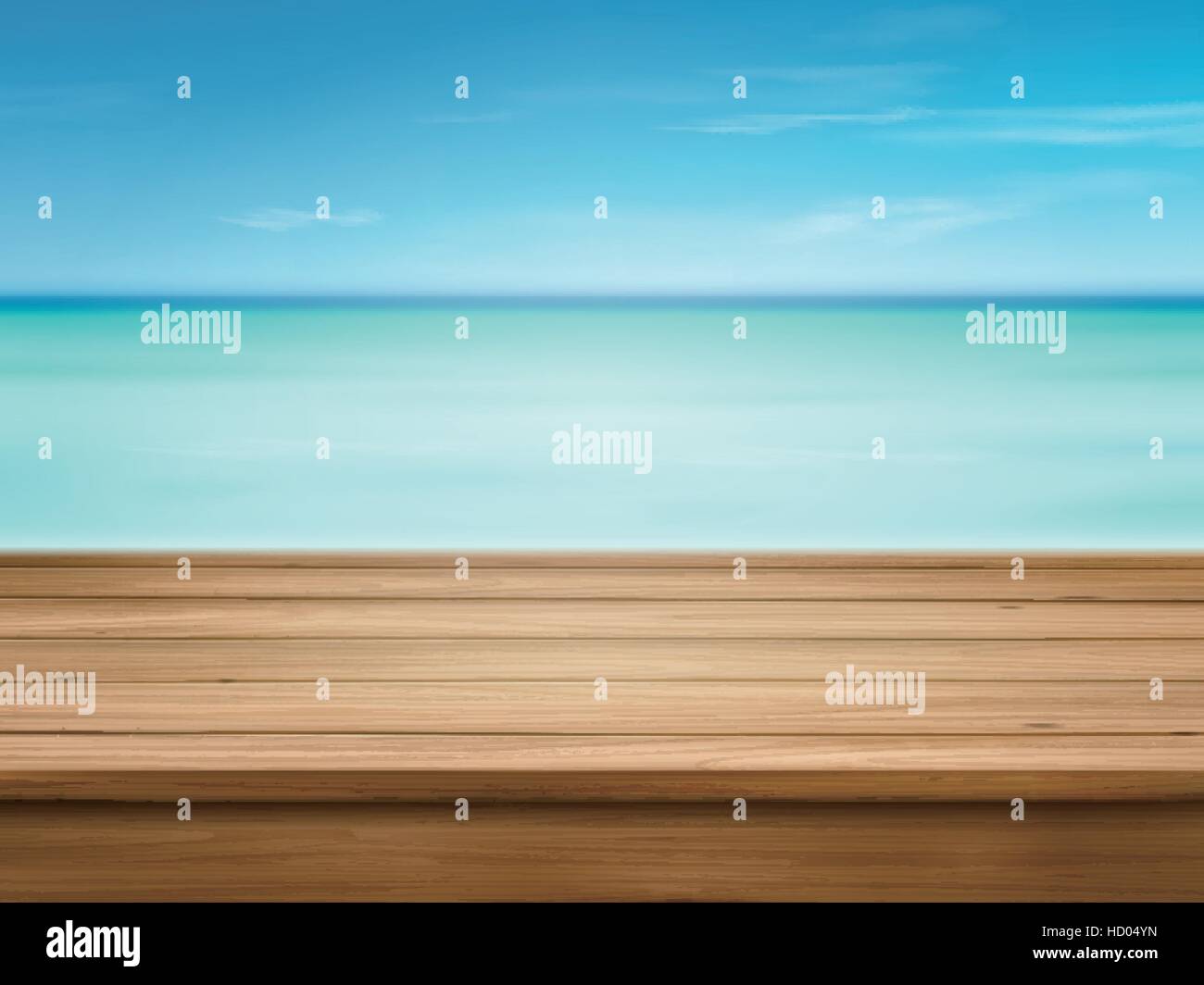 Empty pier Stock Vector Images - Alamy
