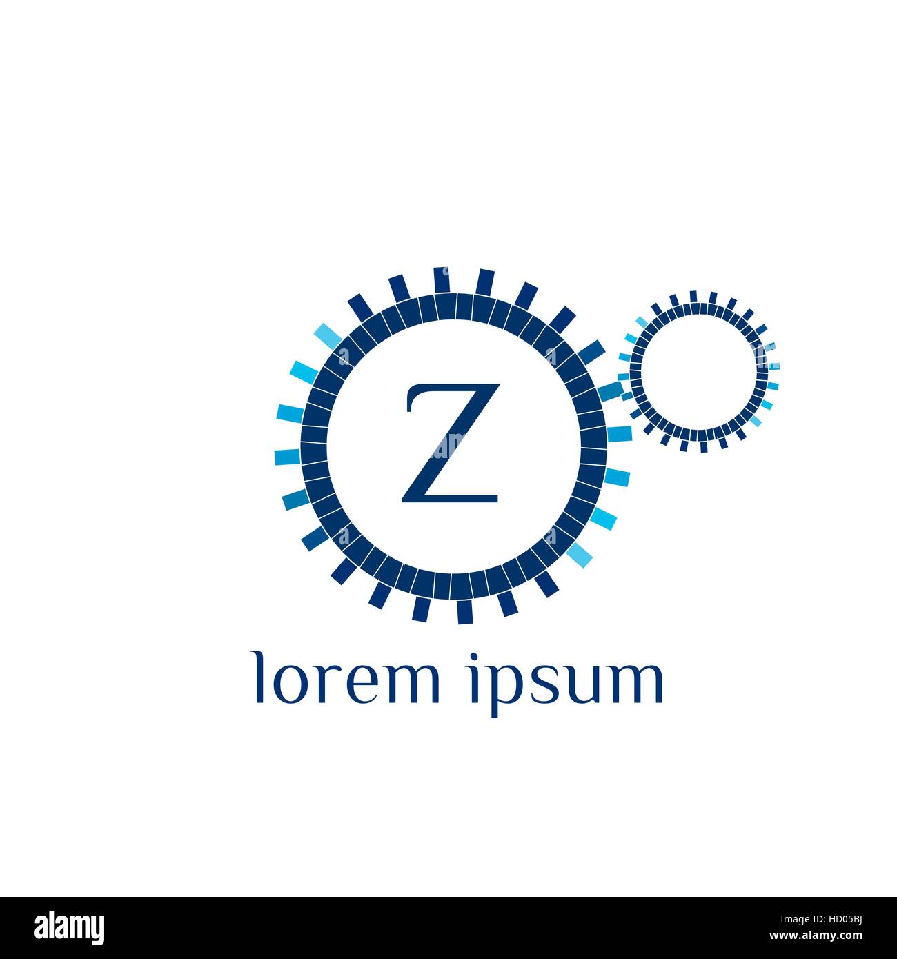 Z vector logo hi-res stock photography and images - Alamy