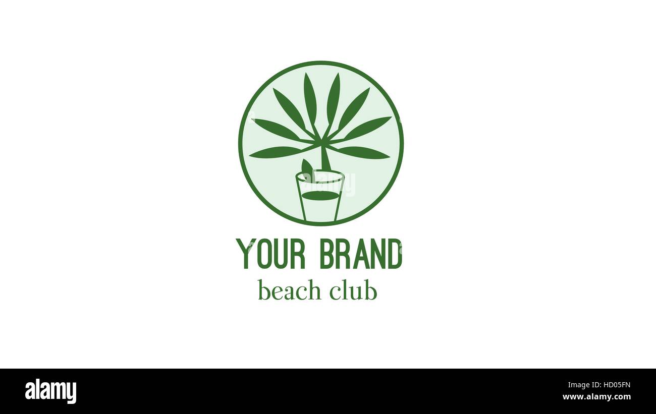 Bar beach vector icon Cut Out Stock Images & Pictures - Alamy