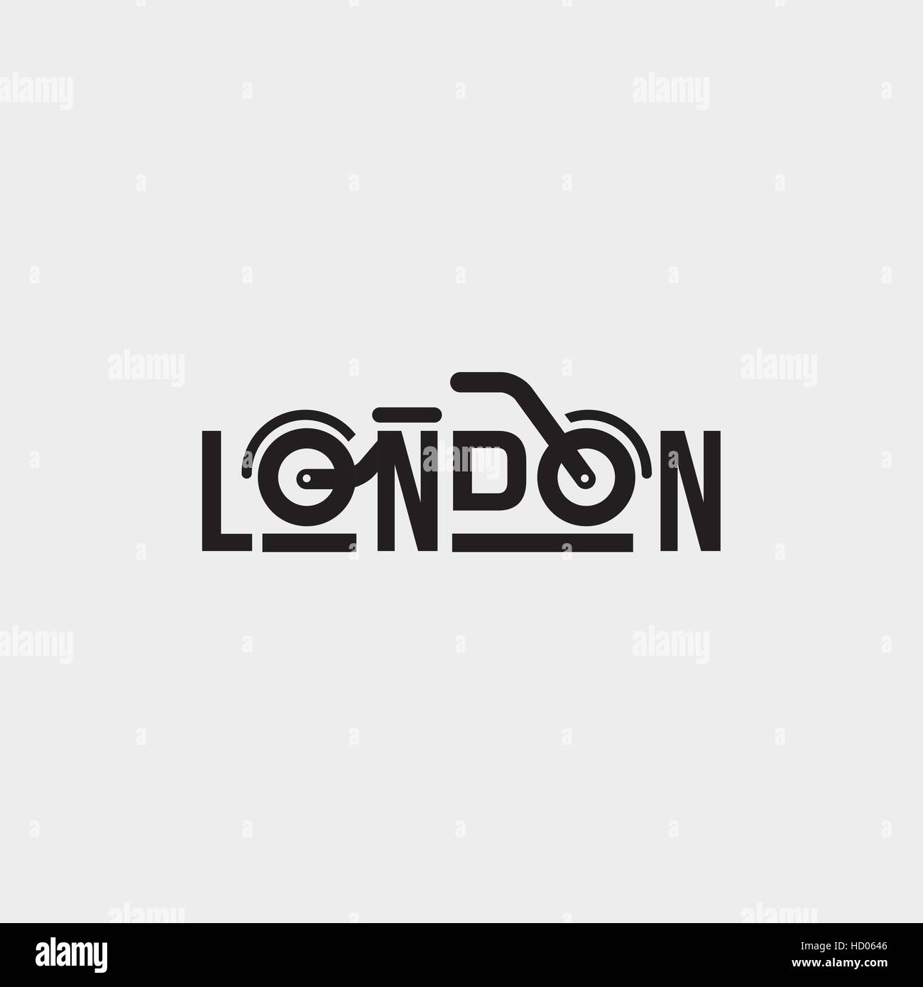 Bike club brand identity. London bike vector logo design template ...
