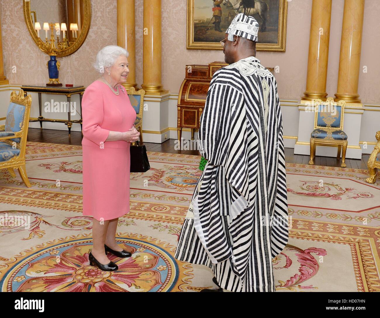 Queen Elizabeth II meets with His Excellency Dr Muhammed Sheriff the ...
